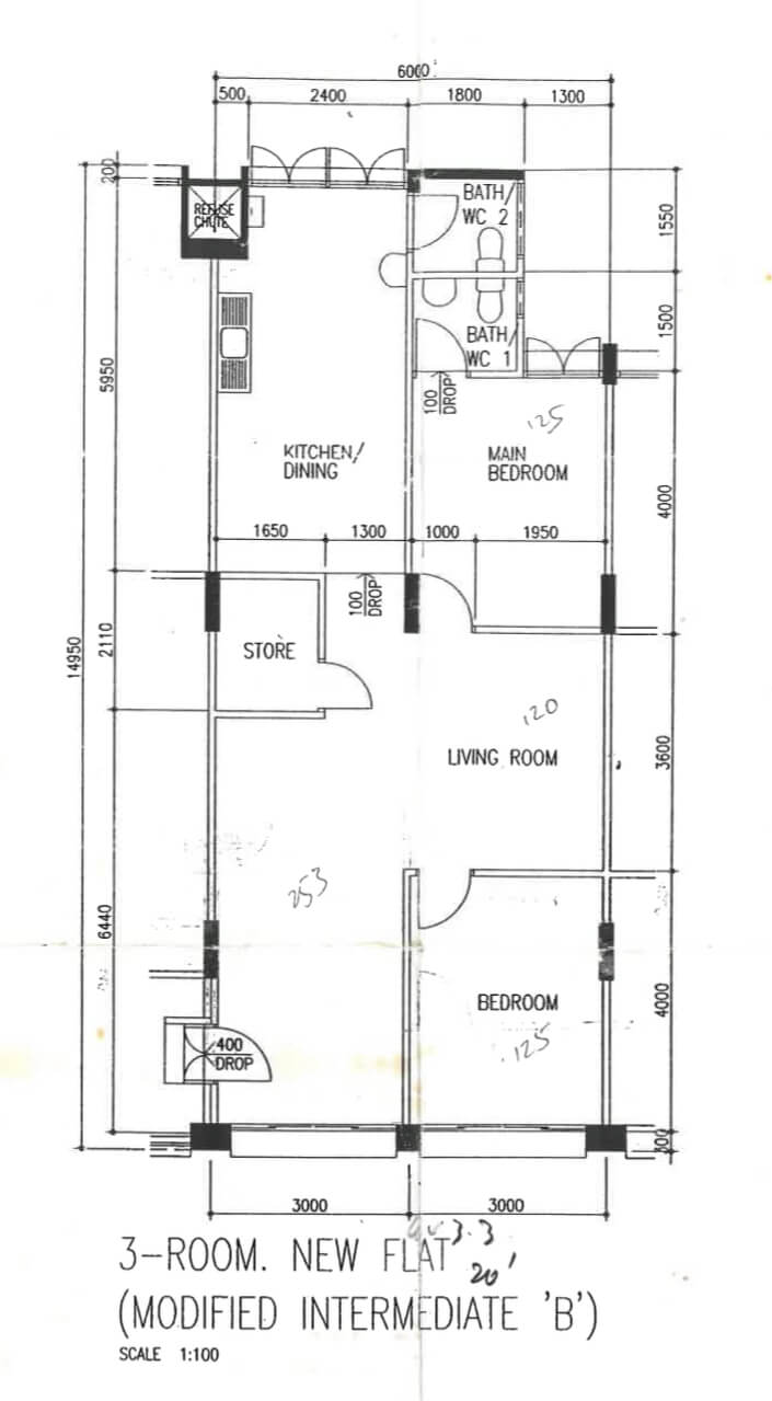 201B Tampines Floor Plan